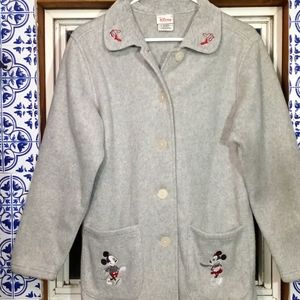 Disney | Jackets & Coats | Disney Store Mickey And Minnie Mouse Heart ...